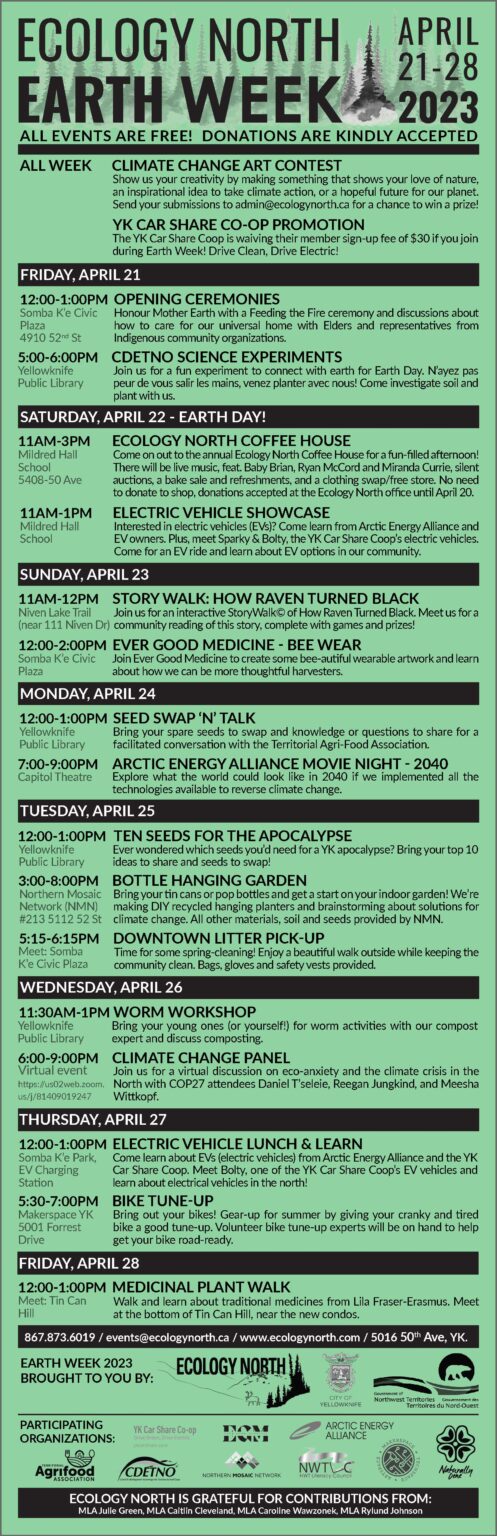 Earth Week 2023 - Ecology North